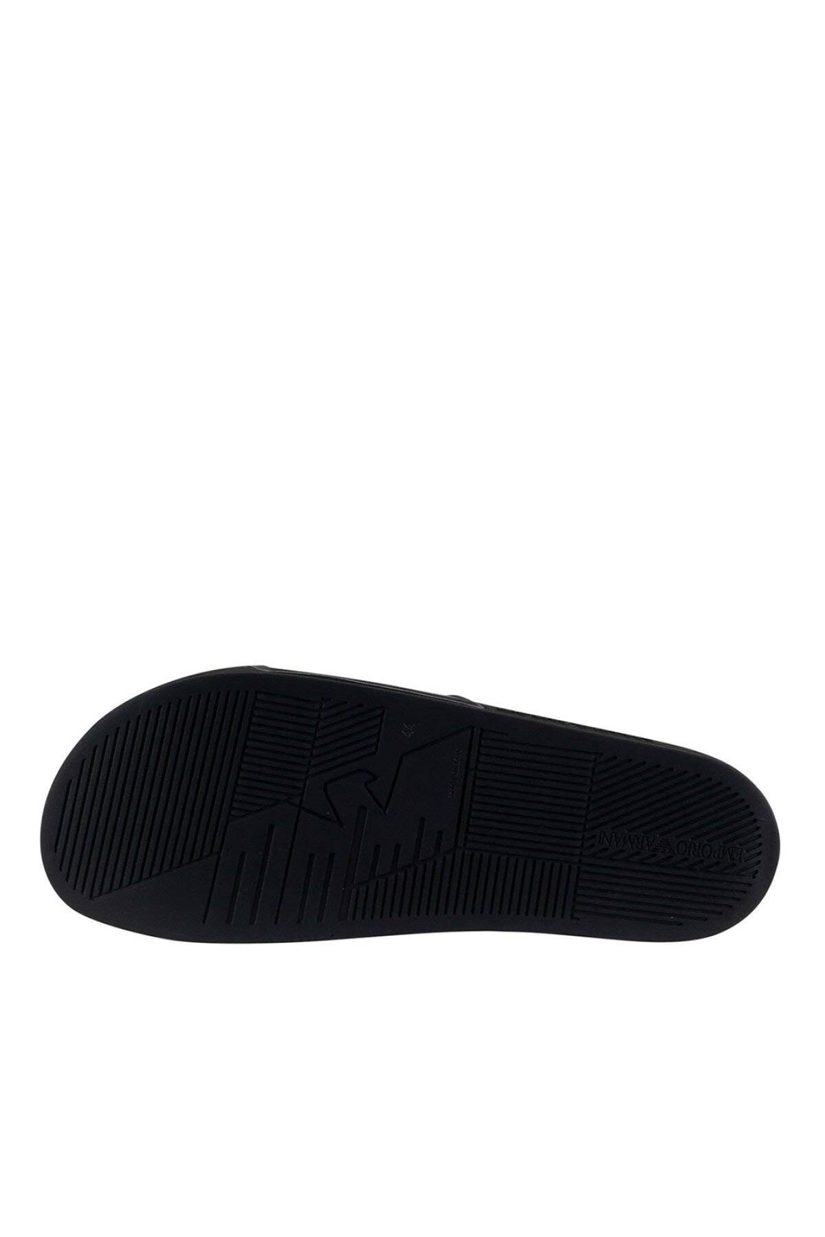 Emporio Armani Men's Slide Sandal, Navy/White, 41