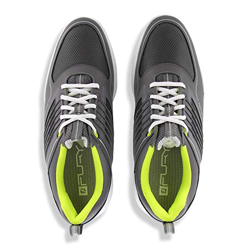 FootJoy Men's Fury Previous Season Style Golf Shoes Grey 9.5 M, Charcoal, US