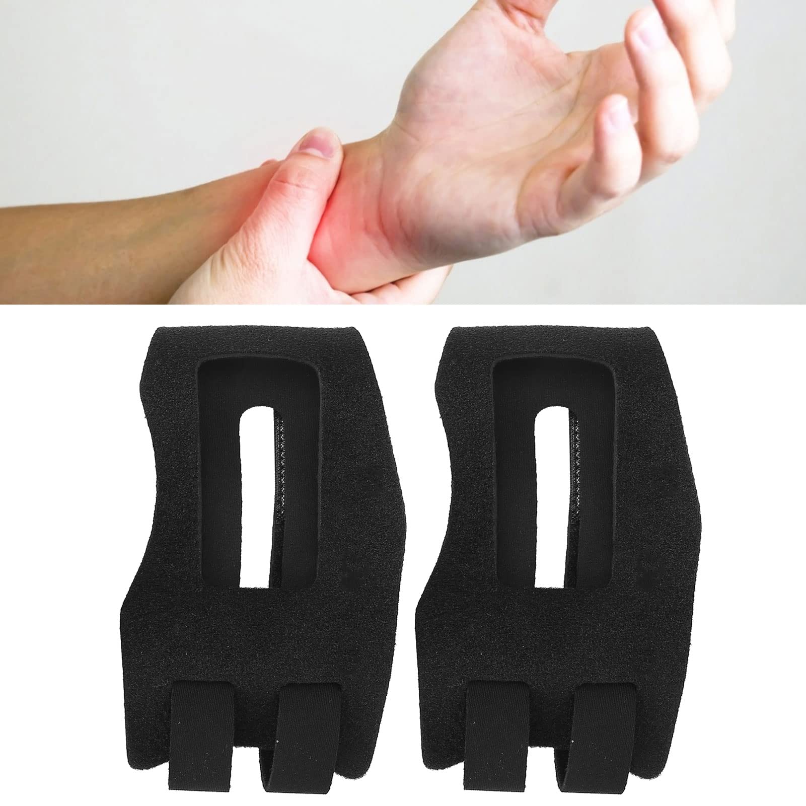 Elbow Support Strap, Multifunctional Adjustable Sport Wristband Knee Support Brace for Sports Injury Pain Relief and Protection(L)