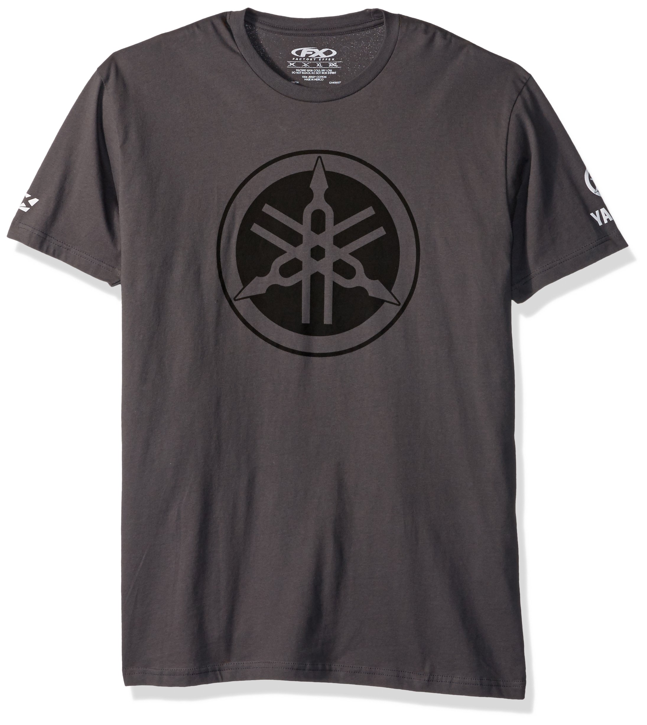 Factory Effex 16-88294 'YAMAHA' Tuning Fork T-Shirt (Charcoal, X-Large)