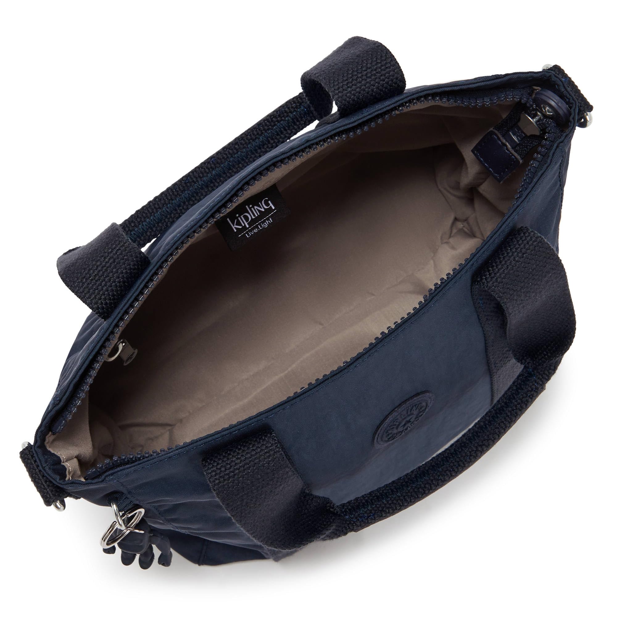 Kipling Women's Asseni Mini Tote Bag, Compact Lightweight Everyday Purse, Nylon Shoulder Bag