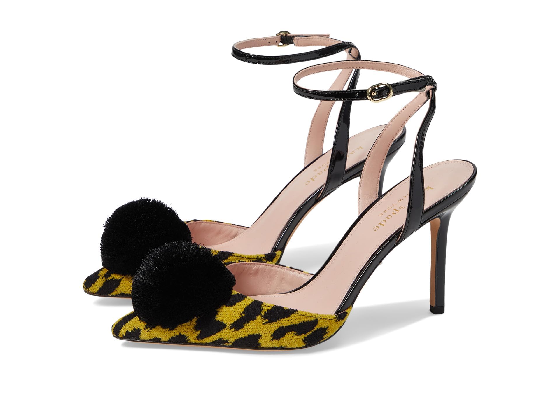 Kate Spade New York Amour Pom Lovely Leopard 7.5 M