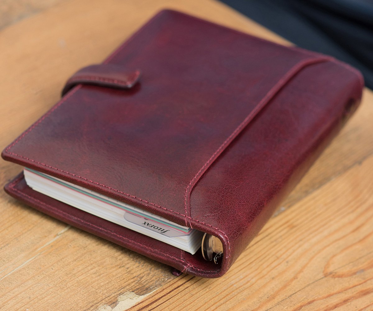 Filofax 26053 Organiser Lockwood Slimline Pocket, Garnet