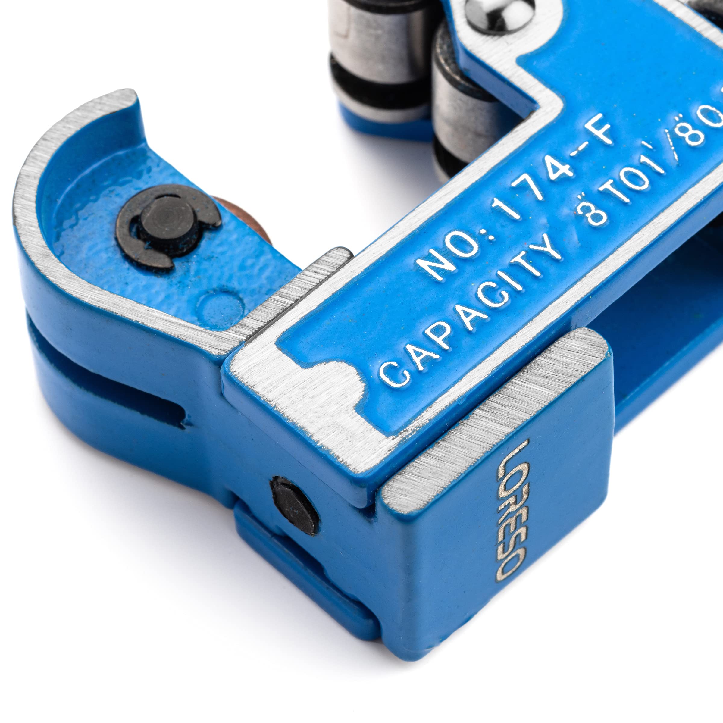 Loreso Mini Copper Pipe Tubing Cutter - Mini Tube Cutter for 1/8, 1/4, 1/2 to 1 1/8 Copper Brass Aluminum & Thin Stainless Steel Pipes (3-28mm) OD