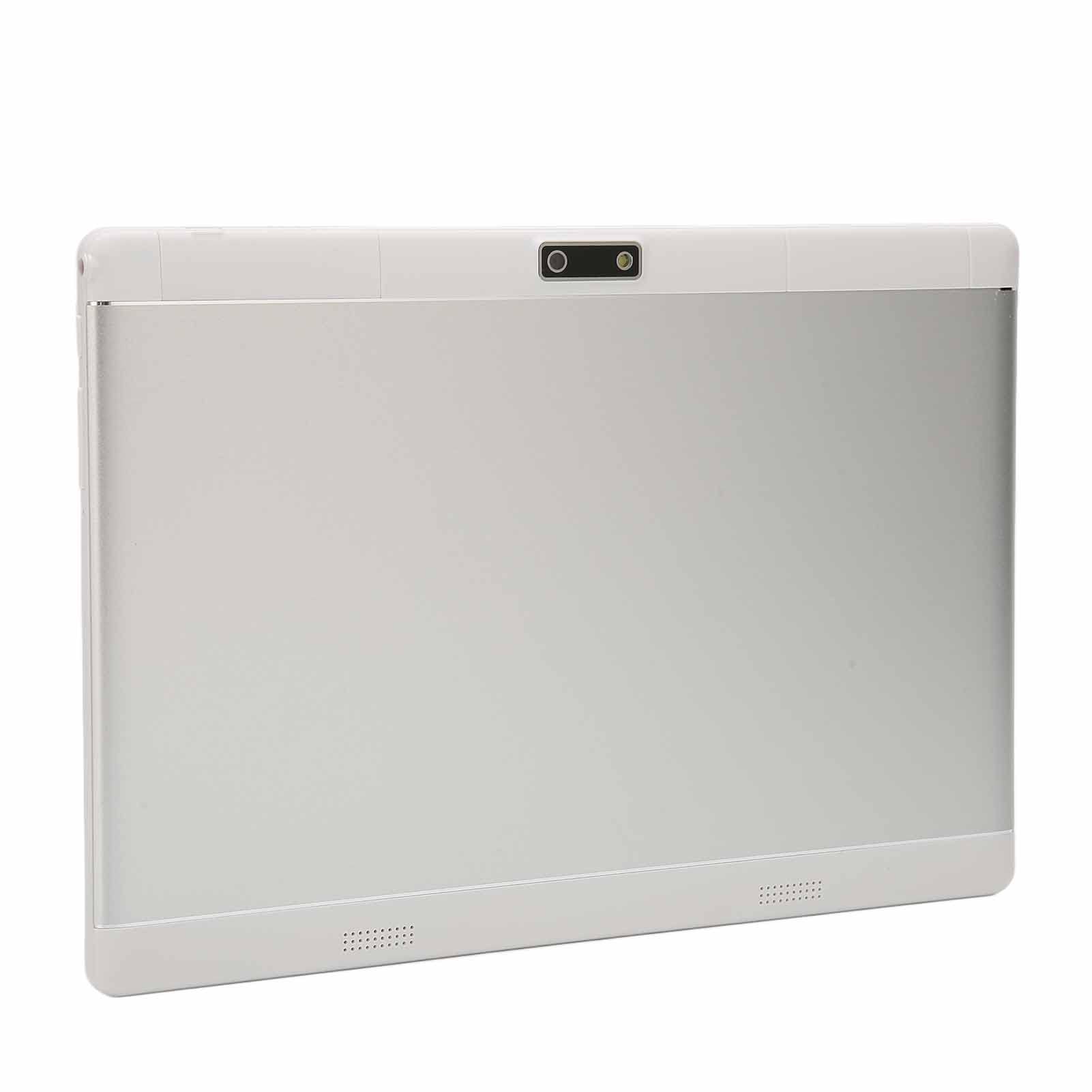 Naroote HD Tablet, Call Tablet Dual Card Dual Standby 1.6 GHz Octa Core 10 Inch AC100-240V Dual Camera, Metal Shell for Video, Android11 for (US Plug)