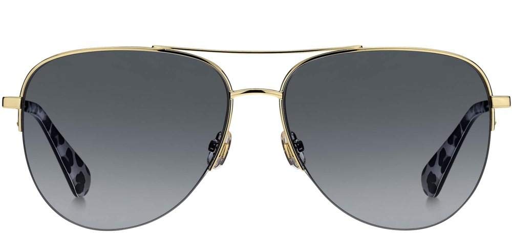 Kate Spade New York Women's Maisie/G/S Navigator Sunglasses, Black, 60mm, 15mm