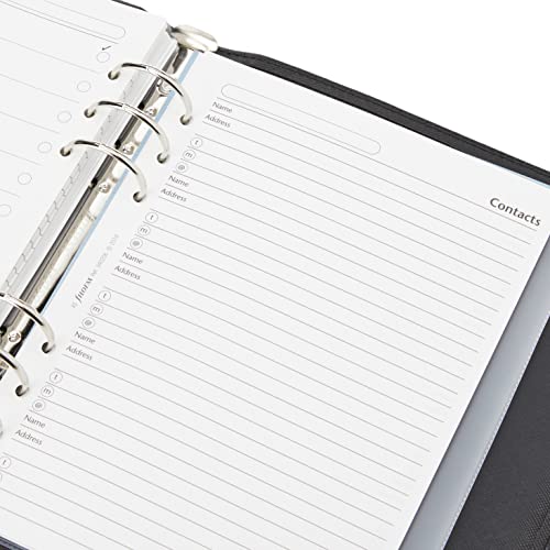 Filofax A5 Saffiano Organiser Black