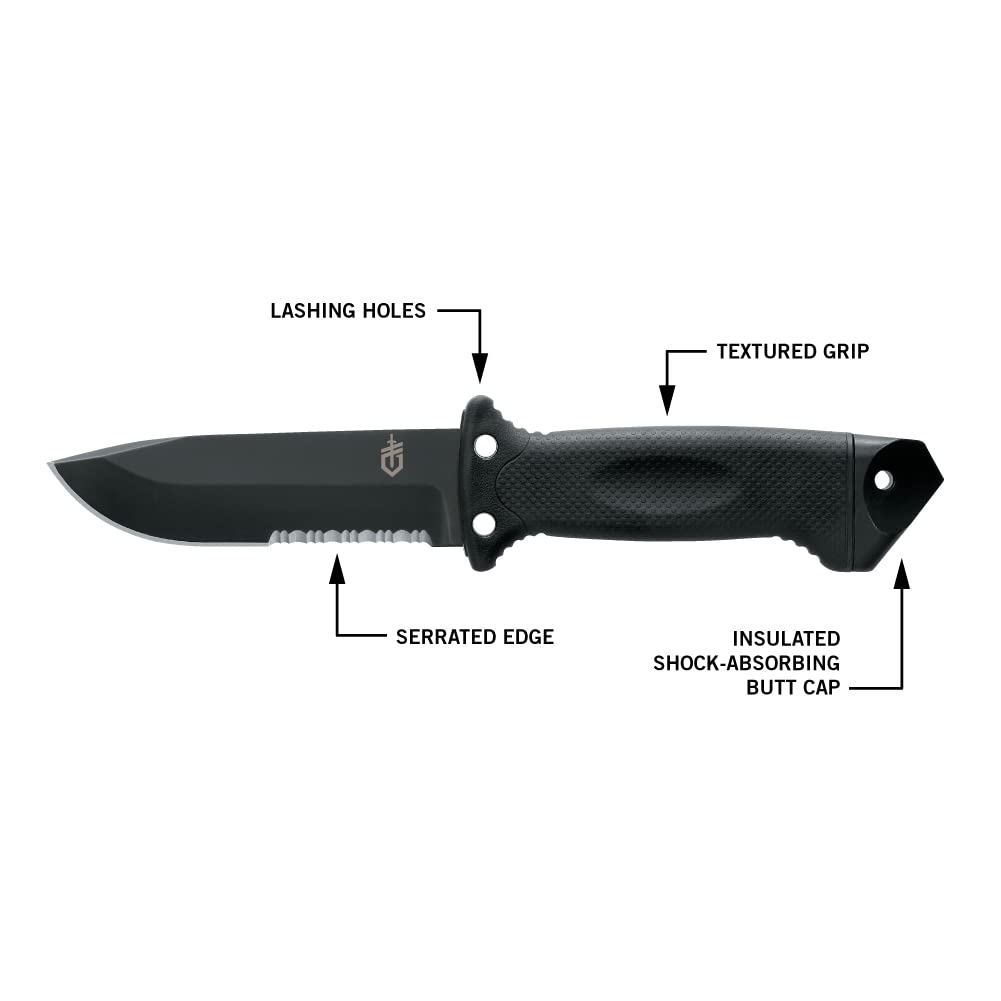 Gerber Gear LMF II Infantry Knife, Black [22-41629]