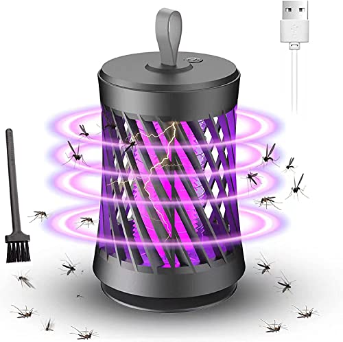 Heating Master Bug Zapper, Electric Mosquito & Fly Zappers/Killer - Insect Attractant Trap Powerful Bug Zapper Light, Hangable Mosquito Lamp for Home, Indoor, Outdoor, Patio (Black)