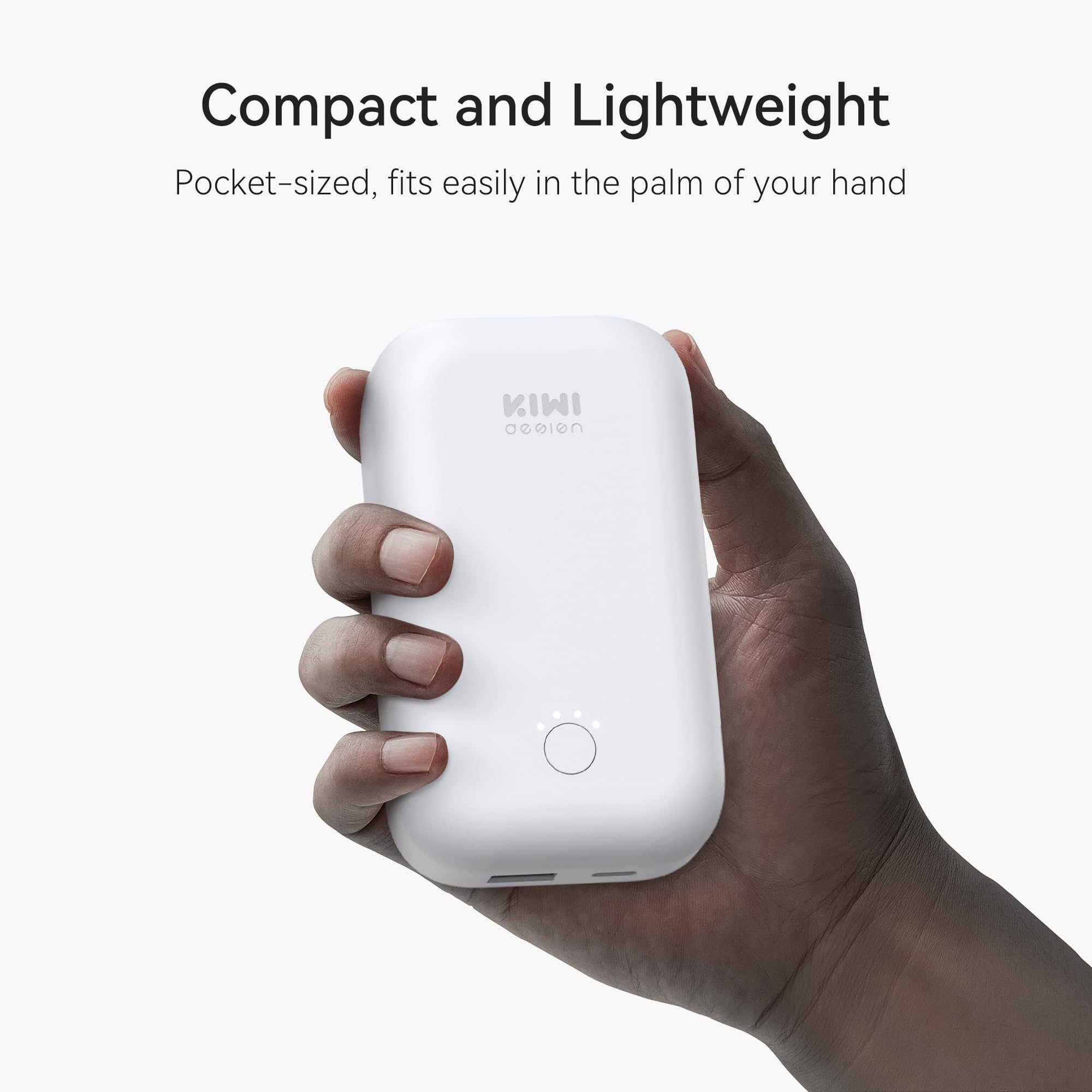 KIWI design 10000mAh Battery Pack Compatible with Meta Quest 3S/Quest 3/Quest 2 Accessories, Power Bank for Balance Head Pressure and Extend Play Time (Not Include Head Strap)