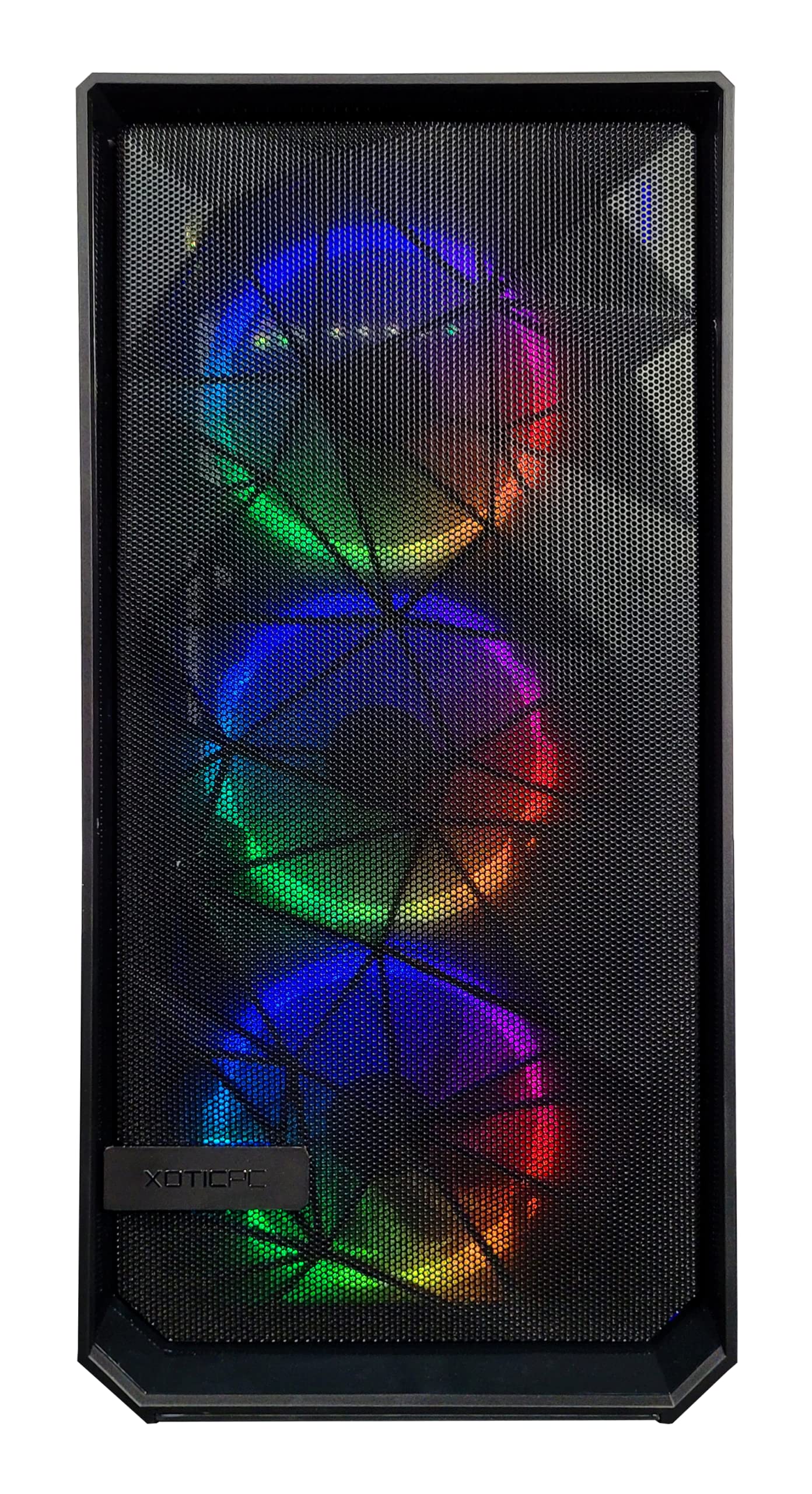 G3 Meshify Optimal Gaming Desktop (AMD Ryzen 5 5600G 6-core 4.4GHz Turbo, 16GB DDR4 RAM, 500GB NVMe SSD, Radeon Graphics, Windows 11) Gamer Computer PC