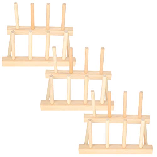 Wooden Plate Rack Organizer for Cabinet lid pots and Pans Dish Drying Vertical freestanding Racks Cutting Board Pot Holder Wood innerneed Bamboo Stand Cups Gadsby Kitchen