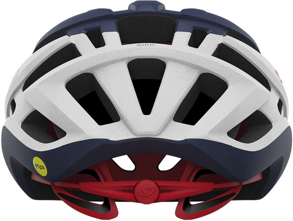 Giro Agilis MIPS Cycling Helmet - Men's Matte Midnight/White/Bright Red (2022) Medium