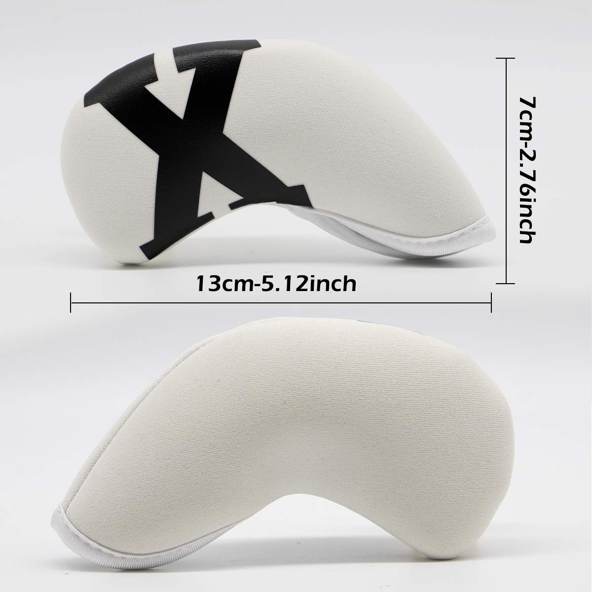 Golf Iron Covers,Golf Iron Head Covers with Colorful Number Neoprene Golf Iron Covers Set,Golf Club Head Covers for Iron Set Fit All Brands Golf Iron Headcovers 4/10pcs