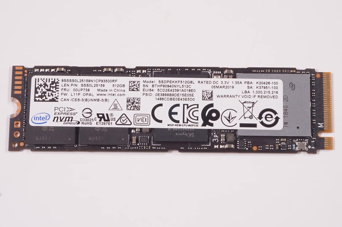 FMB-I Compatible with 00UP739 Replacement for 512GB M.2 SSD Drive 20Q0002WUS X390 THINKPAD