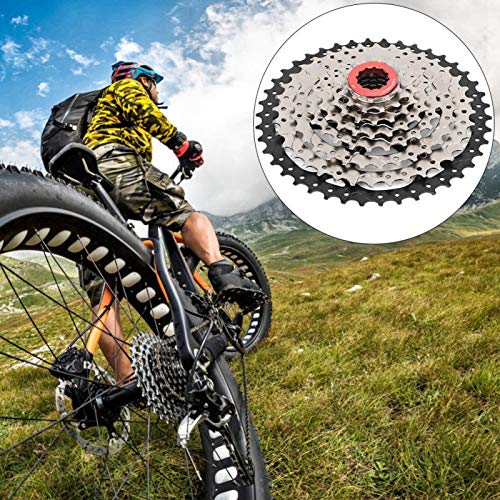Gaeirt Flywheel, Hollow Design Road Freewheel Oxidation Resistant Wear Resistance 42T for Road Bikes