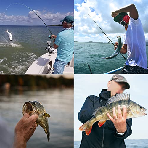 GaiRen Topwater Duck Soft Fishing Lure Realistic Propeller Floating Rubber Soft Bait with High Carbon Reinforced Hook 5PCS