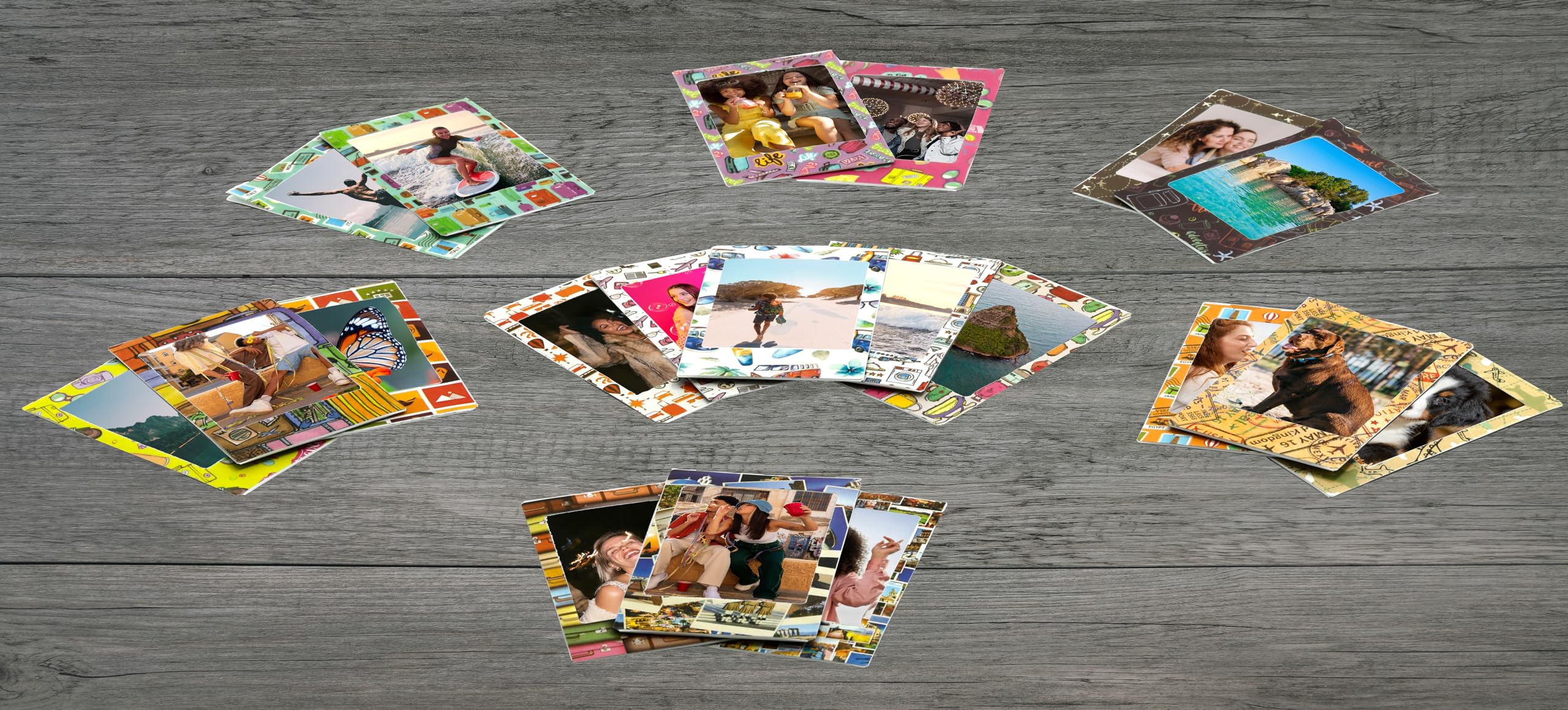 Fujifilm Instax Mini Instant Film 20 Exposures, 20 Sticker Frames for Fuji Instax Prints, Bundle