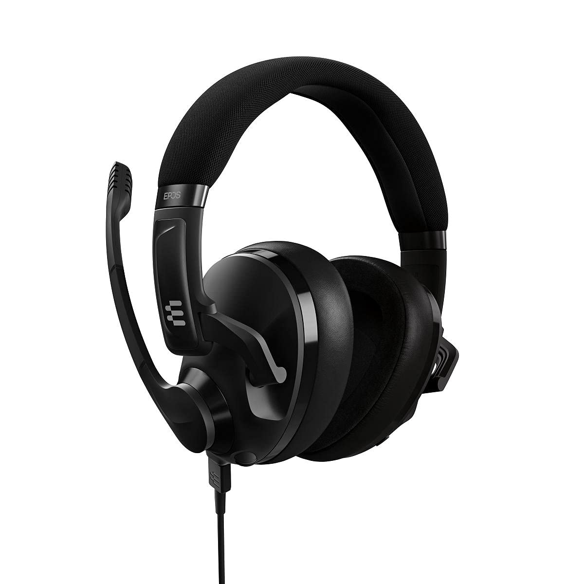EPOS H3 Hybrid - Closed Acoustic Gaming Headset with Bluetooth - USB-A PC & 3.5mm Console Cable - Dual Microphones - Lightweight - Easy Adjustment - Long Battery Life - Multi-Platform Compatible Black