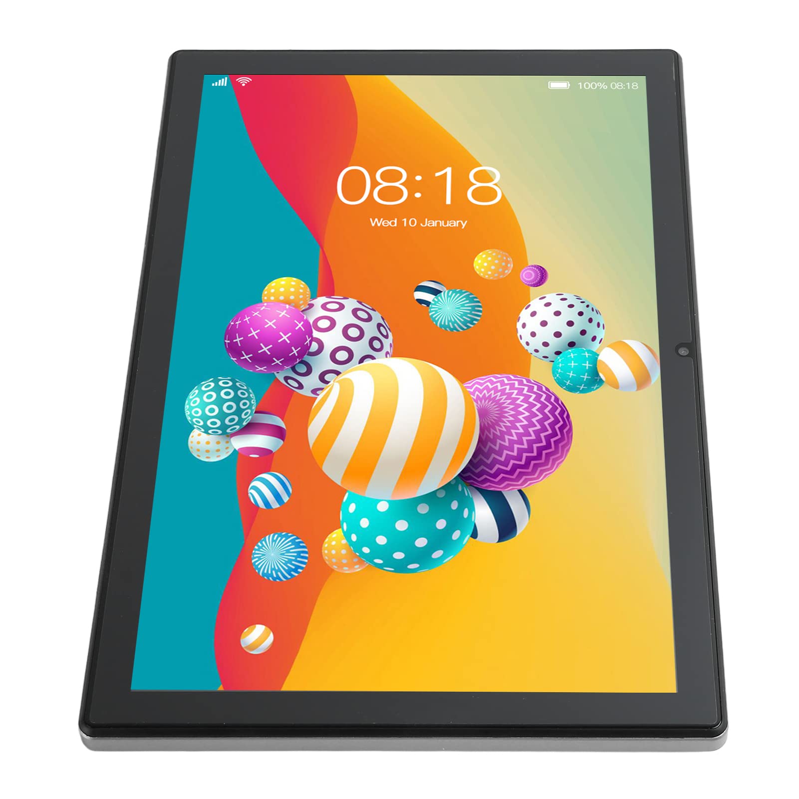 HEEPDD Kids Tablet, MT6755 8 Core 2.2Ghz 10in Tablet 100‑240V Silver Gray for Office (US Plug)