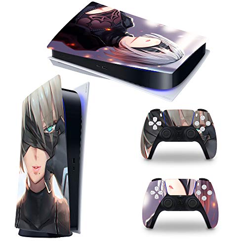 Girl Game 16+ - PS5 Skin Console and 2 Controller, Vinyl Decal Sticker Full Cover Protective ( Only fit PlayStation 5 regular)
