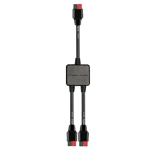 KarlKers Anderson Y Splitter High Power Pole Port Connector Combiner Cable with Reverse Current Protection Charge Portable Power Station Compatible with Goal Zero Jackery Anderson Powerpole Connector