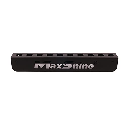 Maxshine Detailing Brush Holder – Simple & Durable Design, Available for Putting 10 car Detailing Brushes, Convenient Use, Easy to Install on Your Wall