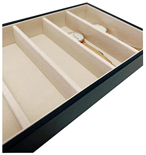 Svea Display 5 Slot High End PU Leather Velvet Drawer Divider Eyewear Storage Sunglasses Jewelry Tray Organizer