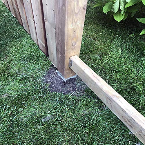 Fast 2K Fence Post Mix and Concrete Alternative and Replacement for Fence Post and Mail Post Installs. 32.8 oz Bag of Expanding Composite Footing Compound