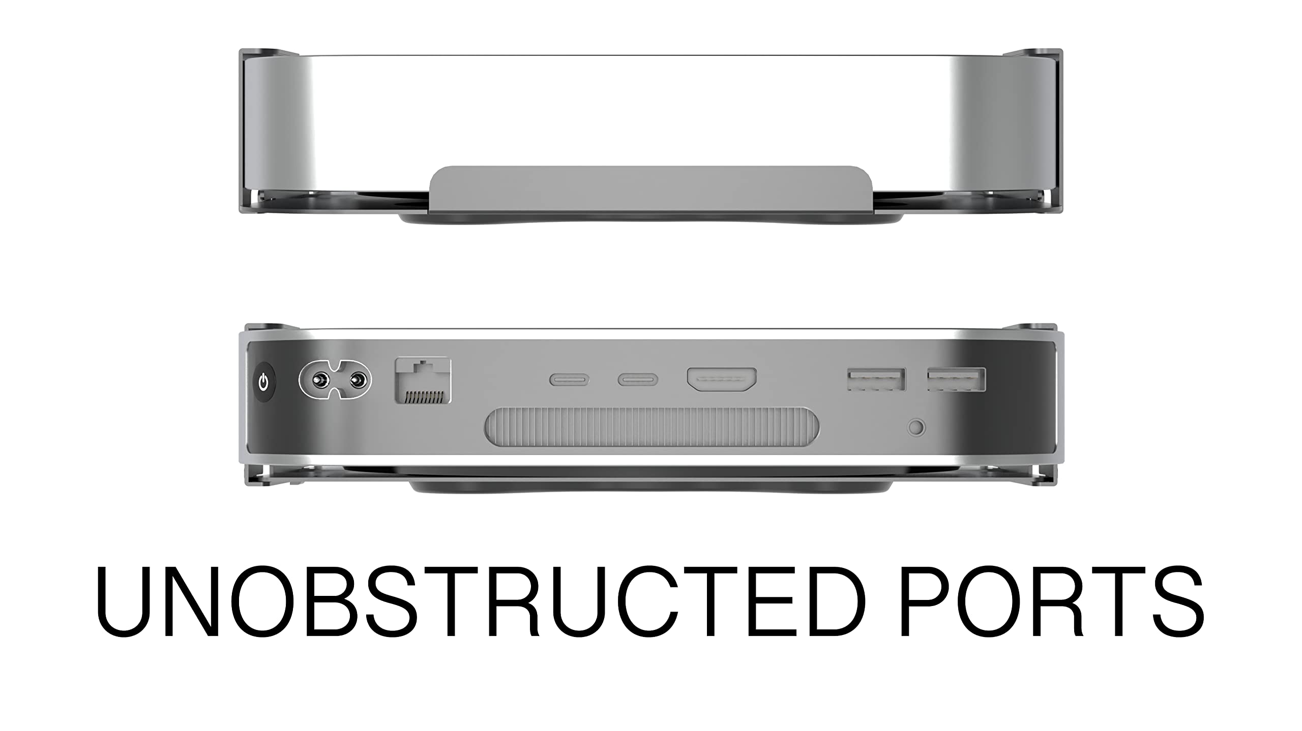 Mac Mini Mount Solid Steel Mount Fits on Wall/Behind Monitor/Under Desk VESA Monitor Mount for Mac Mini Compatible All Mac Mini's & New Mac Mini M1