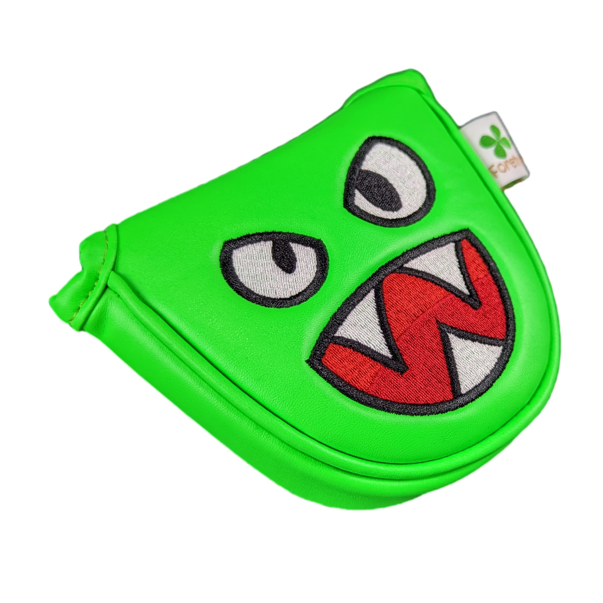 Foretra β Green Monster - Golf Putter Headcover Quality PU Leather Magnetic Closure for Mallet Style Putters Scotty Cameron Odyssey Taylormade Ping