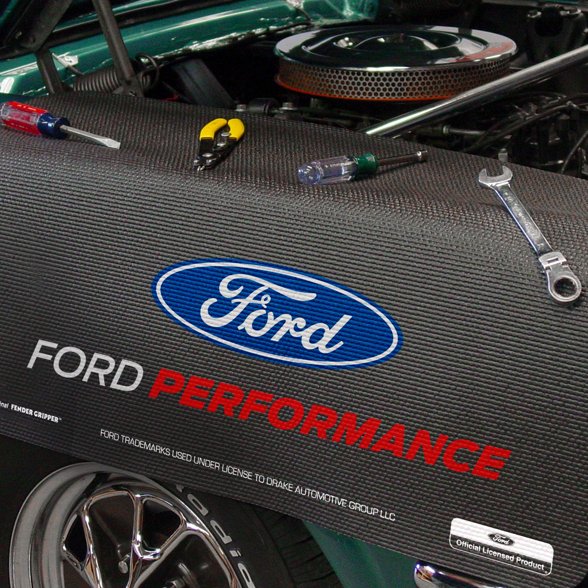 Fender Gripper Premium Fender Cover and Car Bumper Protector with Ford Performance Logo | Officially Licensed by Ford, Universal Fit, Model FG2142