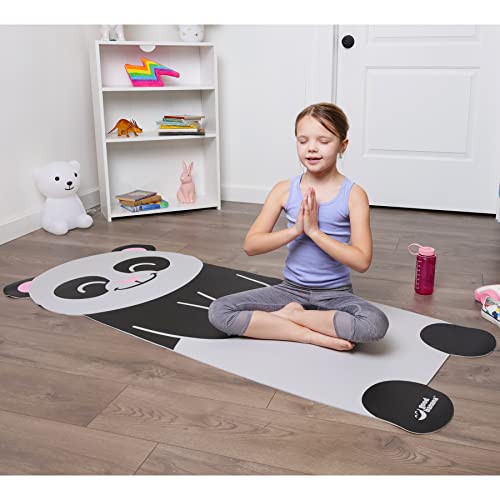 Good Banana Kid's Yoga Mat - Panda Shaped, 65.5 x 31.5 inches, Environmentally Friendly Materials, Adds Stabilty and Comfort.