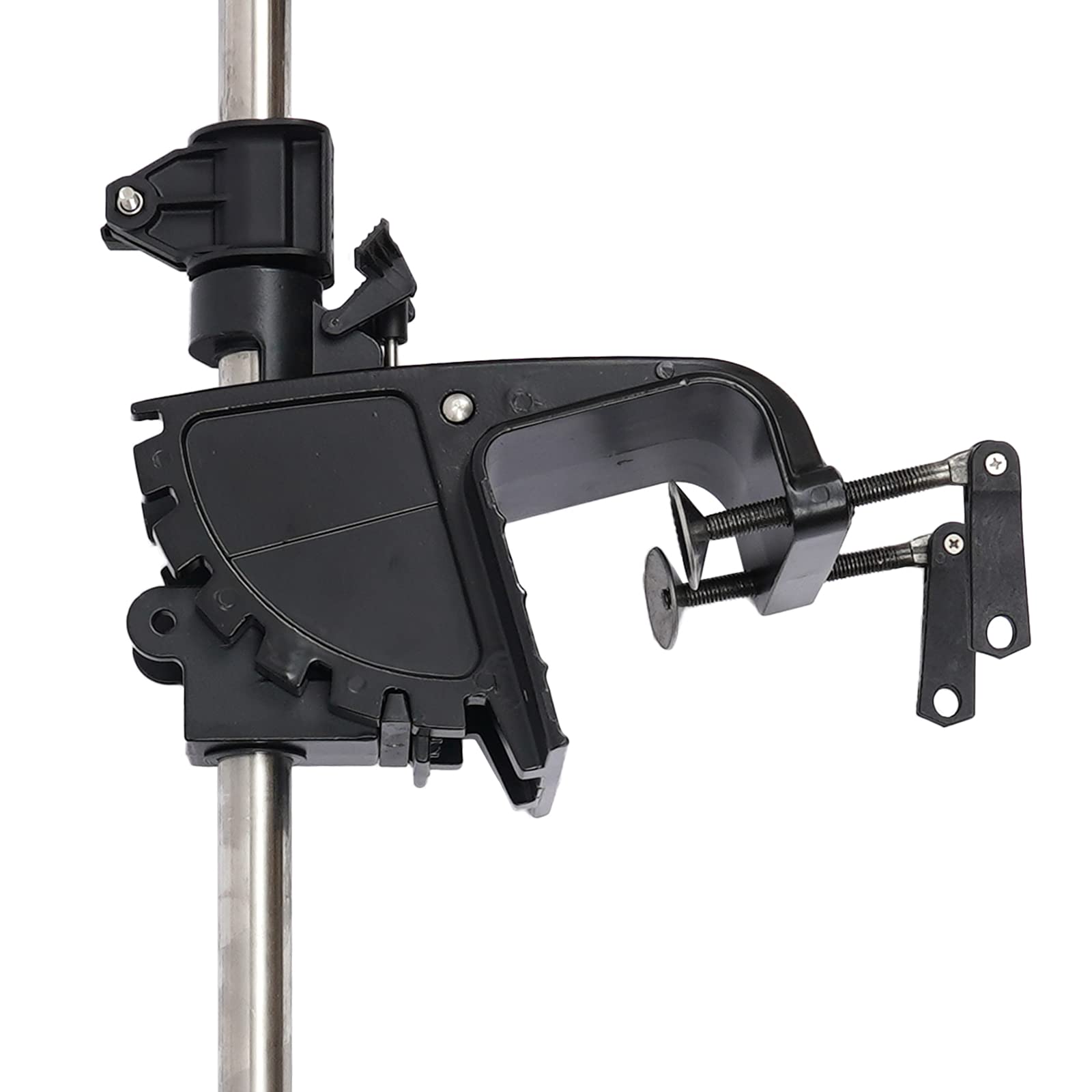 Electric Trolling Motor 12V 65lbs Thrust Transom Mounted with Adjustable Handle Fishing Boat Engine Marine Propeller for Fishing Boats Kayak Inflatable Boat No Battery (65lbs)