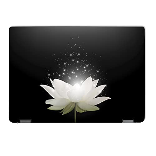 MightySkins Skin Compatible with Lenovo IdeaPad Flex 5 16" (2022) Full Wrap Kit - Twilight Lotus | Protective, Durable, and Unique Vinyl Decal wrap Cover | Easy to Apply | Made in The USA