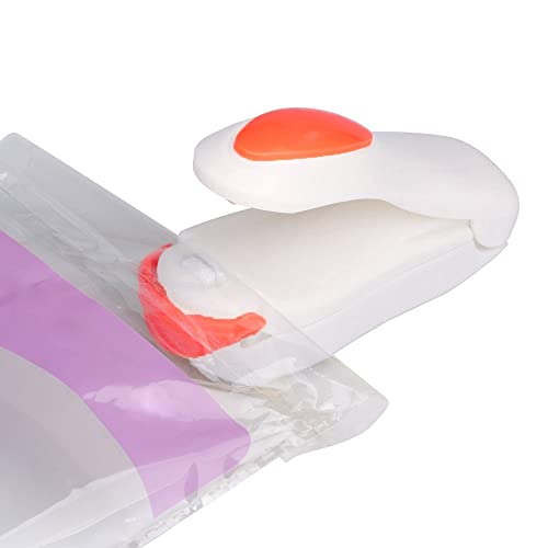 Portable Mini Heat Sealing Machine Impulse Sealer Seal Packing Plastic Bag with Lids (Beige, One Size)