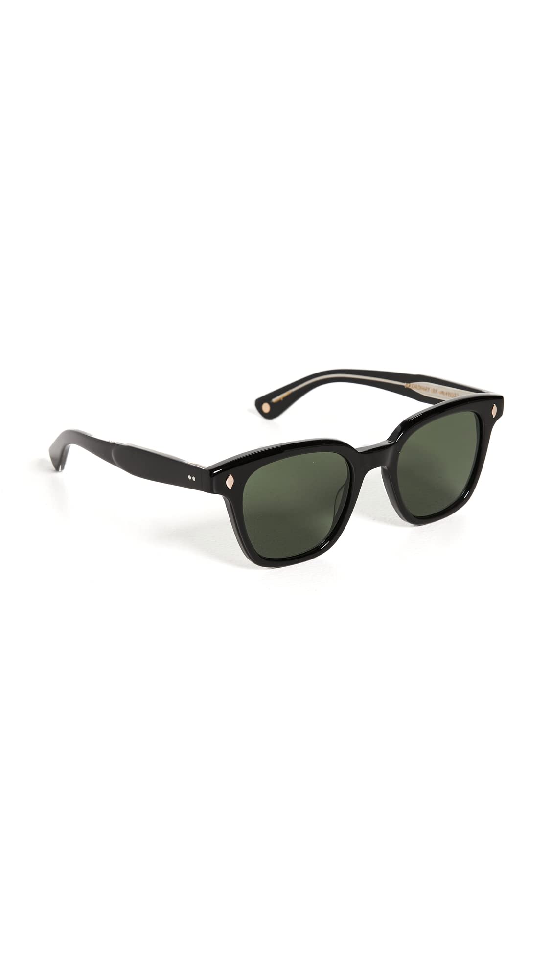 GARRETT LEIGHT Broadway Sunglasses, Black, One Size
