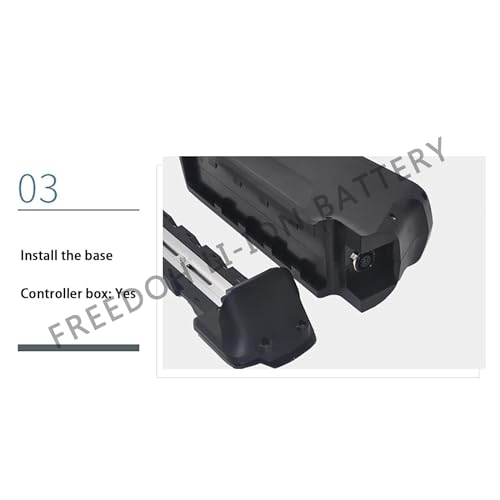 FREEDOH Ebike Battery 36V 48V 52V Lithium Ion Battery E-Bike Battery 36 Volt 48 Volt Waterproof Li-ion Battery with Charger and BMS Protection Board,36v,12AH