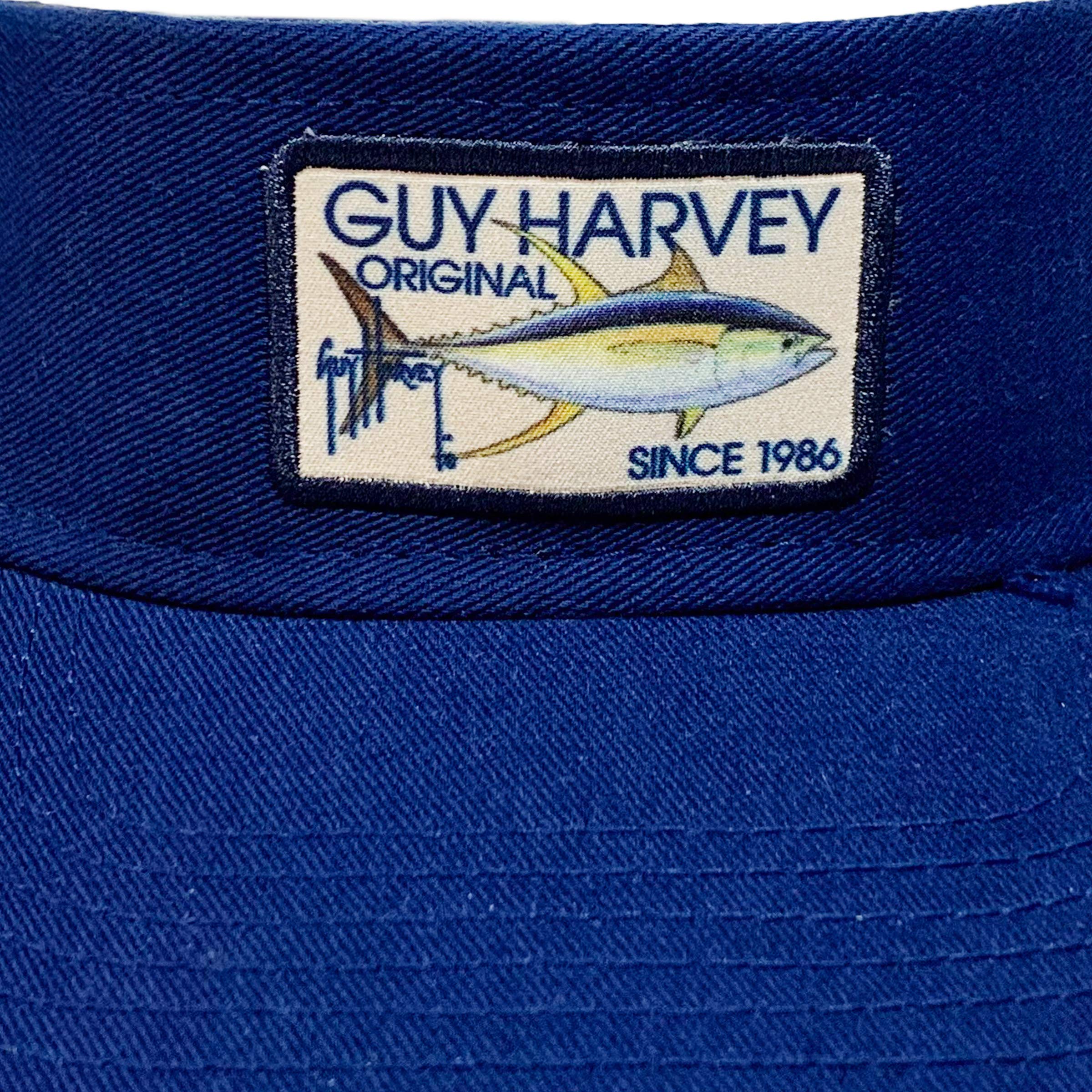 Guy Harvey Women's Tuna Patch Visor, Bright White, One Size