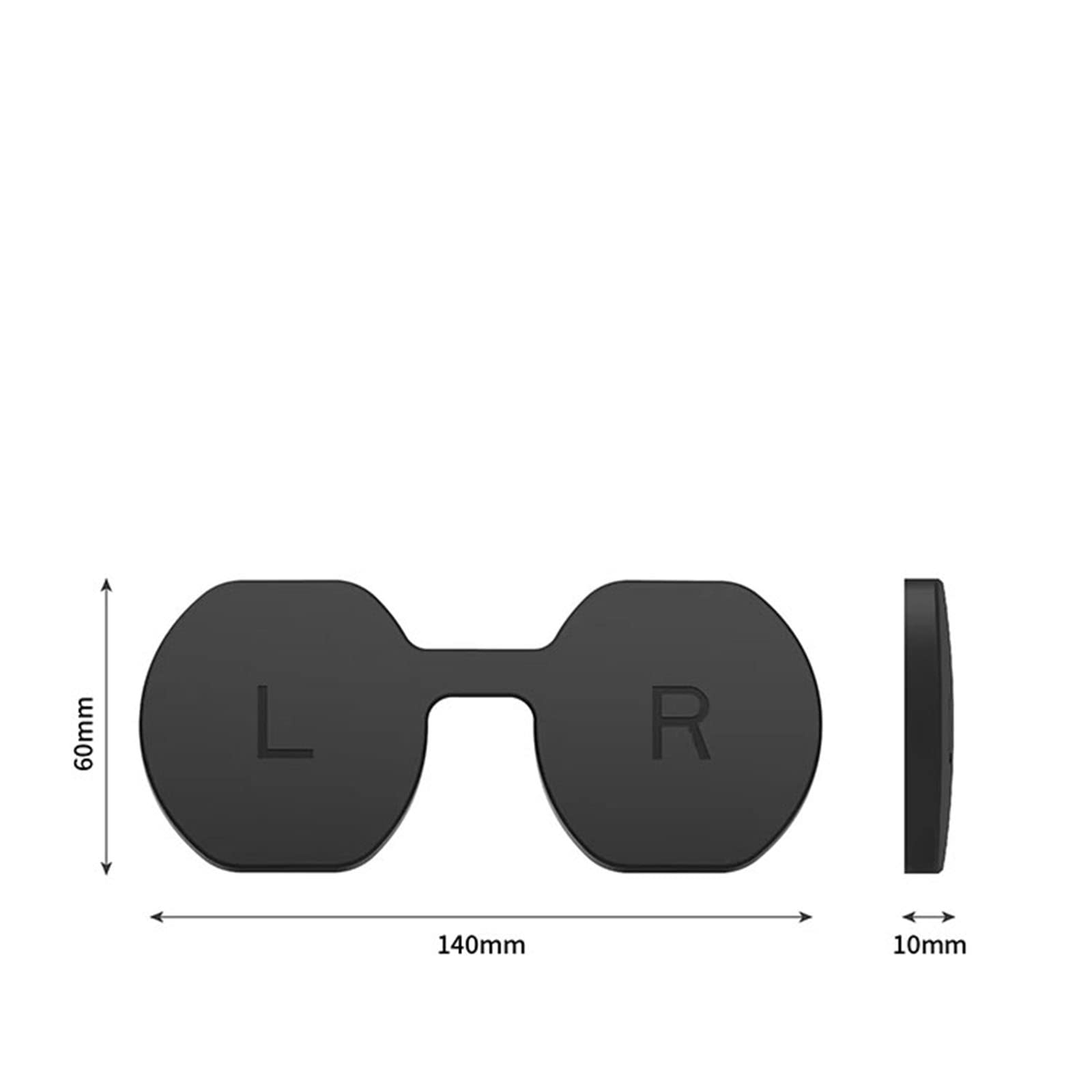 LICHIFIT VR Glasses Silicone Lens Cap Protection Cover for PS VR2 Thickened Dust-Proof Protective Rubber Case Protector for PSVR2