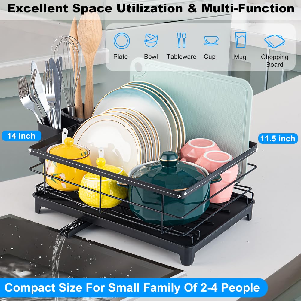 HengWJJ Dish Drainer Rack (Space Aluminum)