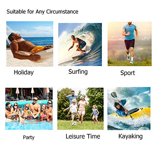 visesunny Christmas Men's Beach Short Funny Reindeer with Hanging Stars Snow Blue Swim Trunks Sports Running Bathing Suits