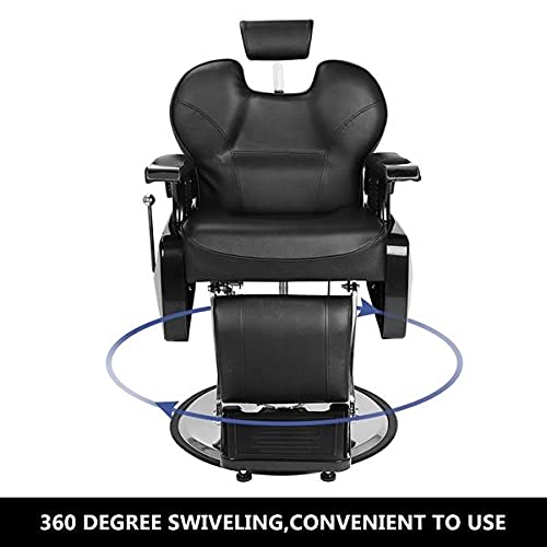 LLAMN Two Colors 8702A Professional Salon Barber Chair US Warehouse (Color : D)