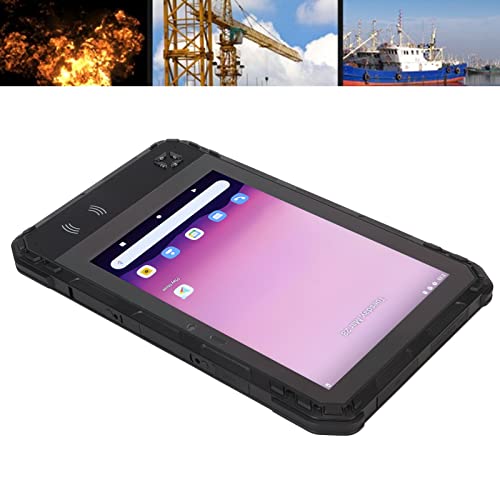 HEEPDD Work Tablet 4GB RAM 64GB ROM IP68 SplashProof Waterproof 4G Network 10000mAh 8 Inch Rugged Tablet for Android 11 with NFC (US Plug)