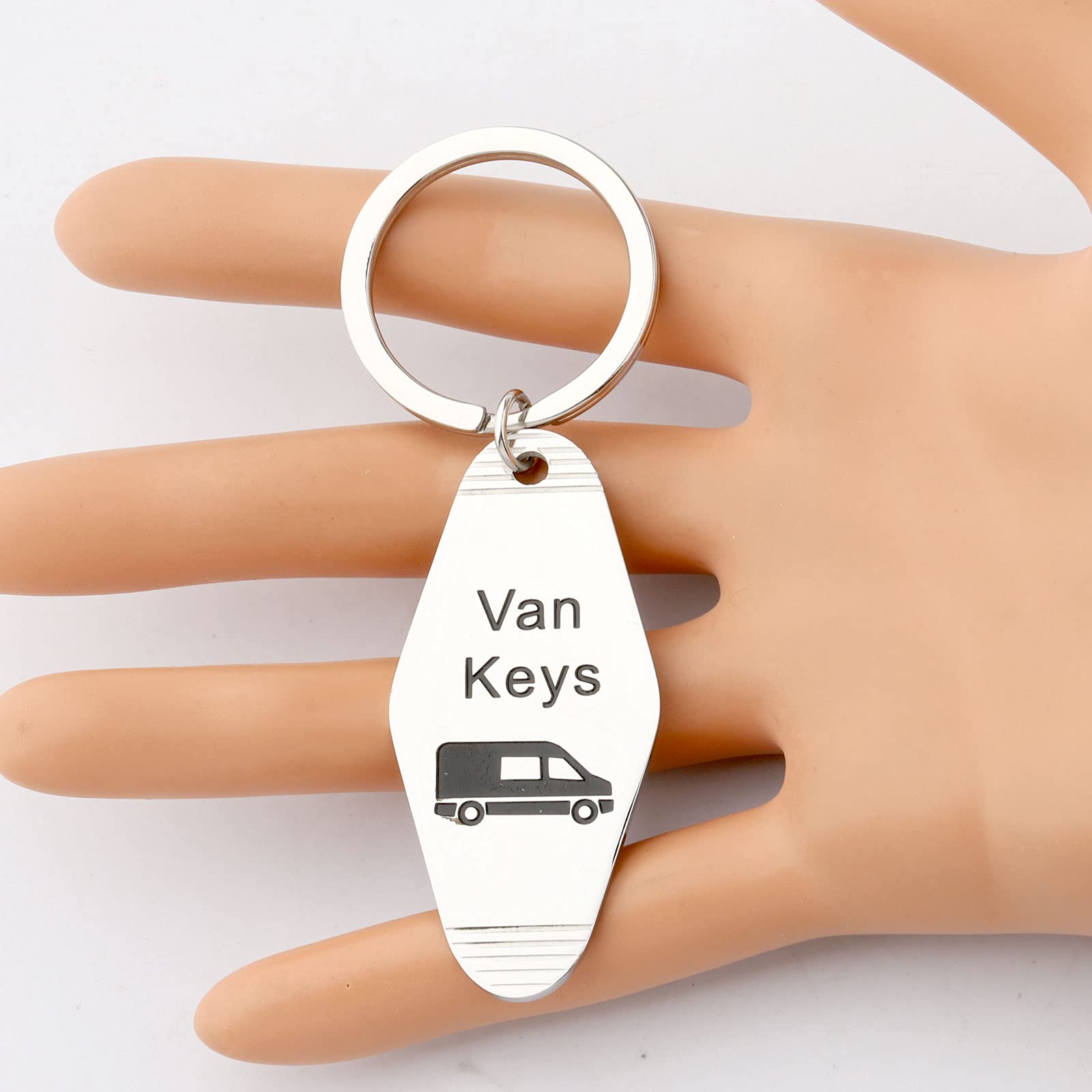 FOTAP Van Keys Keychain Camping Keychain RV keychain Ford Transit Camper Gift Camping Lover Gift Camping Fan gift Camper Gift (Van Keys)