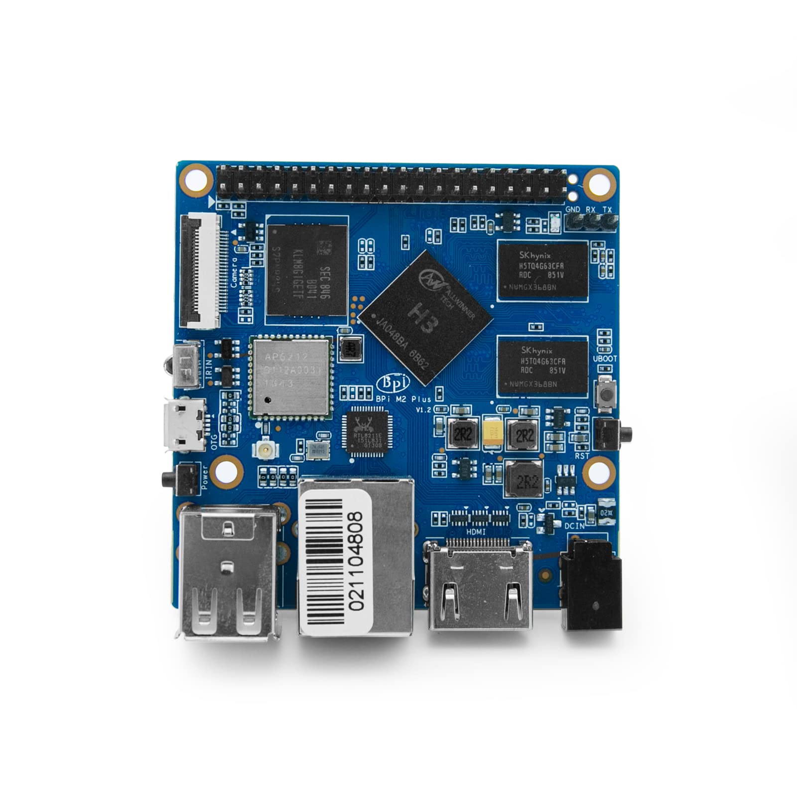 youyeetoo Banana pi M2 Plus (BPI-M2+) Singal Board Computer 1GB RAM 8GB EMMC with SDIO WiFi&BT 4.0 (AP6212) onboard Raspberry Pi Replacement