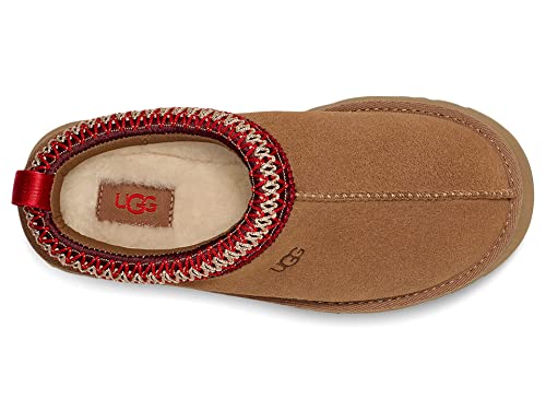 UGG K TAZZ Slipper, Chestnut, 1 US Unisex Little Kid
