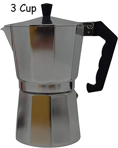 IMUSA USA Aluminum Stovetop Espresso Maker Replacement Rubber Ring & Filter only for 3 Cup