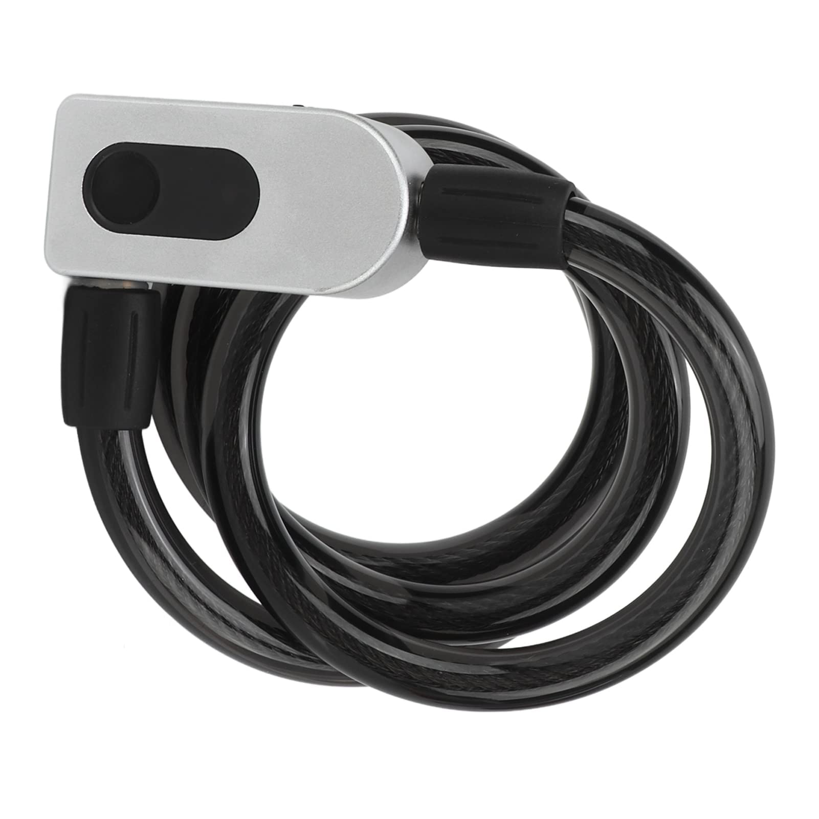 KOSDFOGE Fingerprint Bike Lock Cable Anti Theft Keyless Bike Chain Lock Rechargeable IP67 Waterproof for Electric Motorcycle
