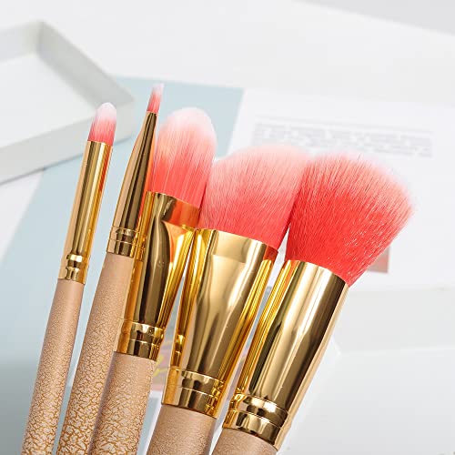 makeup brush 5Pcs Makeup Brushes Set Women Facial Make Up Brush Face Cosmetic Beauty Eye Shadow Foundation Blush Tools